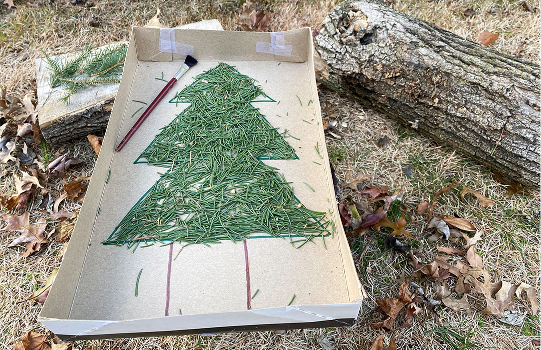 Pine Needle Sweep | Home Activities | Learning Jungle