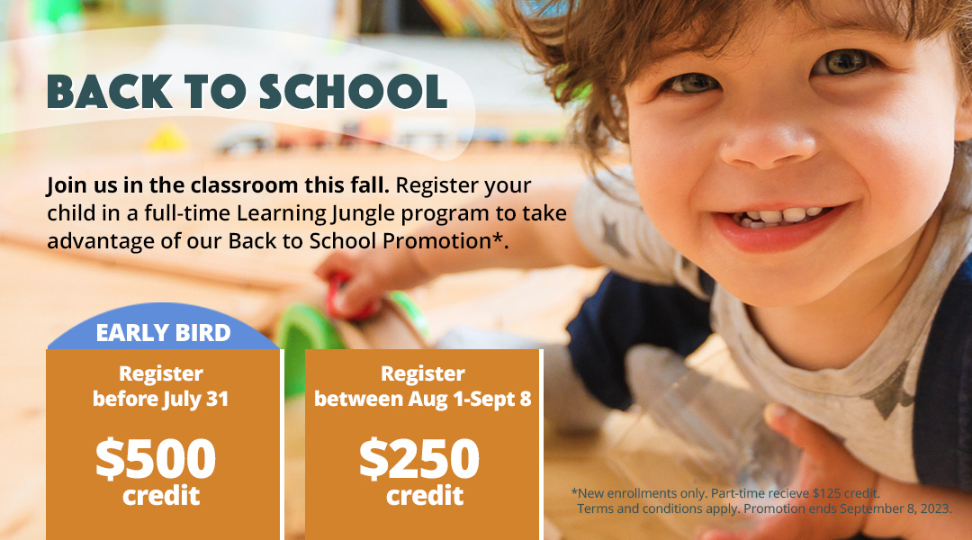 Request a Tour | Educational Child Care | Learning Jungle USA